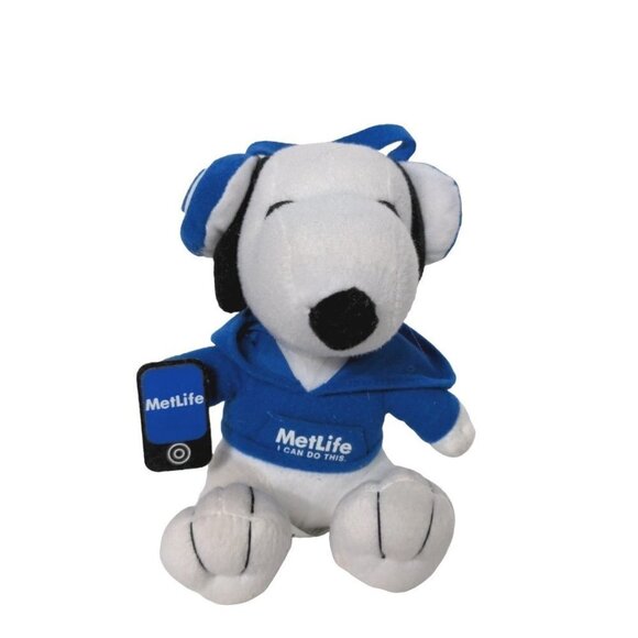 Metlife | Toys | Metlife Peanuts Snoopy Plush Headphones Stuffed Animal ...